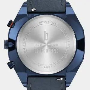 Lilienthal Berlin Octachrono Chronograph Watch With Orange Leather Strap