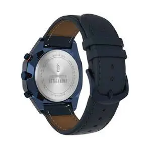 Lilienthal Berlin Octachrono Chronograph Watch With Orange Leather Strap