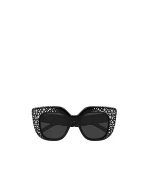 Gucci Butterfly Frame Sunglasses - Black