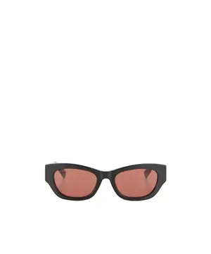 Gucci Geometric Frame Sunglasses - Black