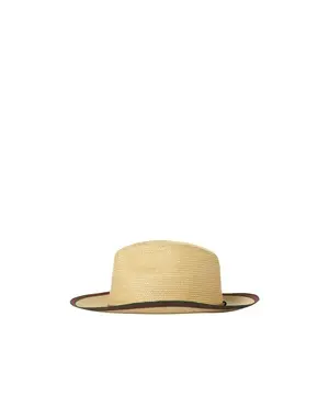 Gucci Straw Hat With Web Trim