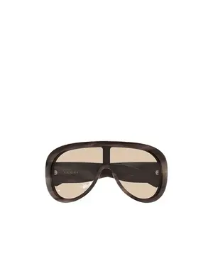 Gucci Navigator Frame Sunglasses - Havana