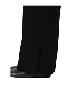 Alberto Biani Wide-leg Trousers With Elasticated Waistband And Side Slits