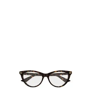 Gucci Cat Eye Frame Glasses - Havana