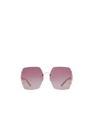 Gucci Geometric Frame Sunglasses