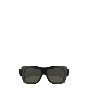 Gucci Rectangular Sunglasses - Black