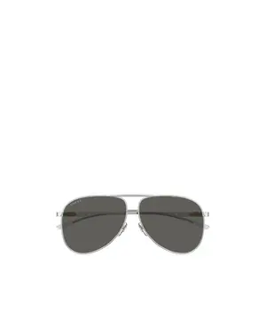 Gucci Aviator Frame Sunglasses - Silver
