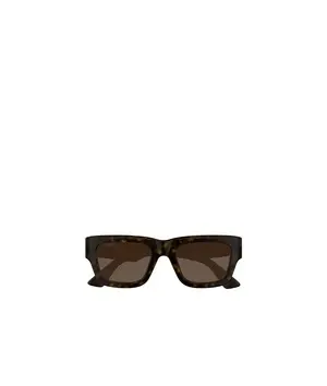 Gucci Rectangular Frame Sunglasses - Havana