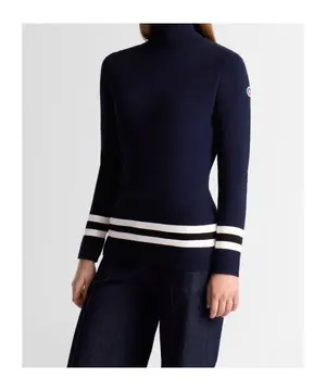 Fusalp Judith Ski Knit Turtleneck Jumper - Marin/neige
