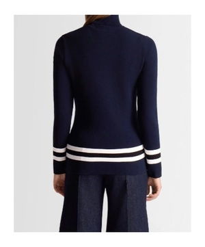 Fusalp Judith Ski Knit Turtleneck Jumper - Marin/neige