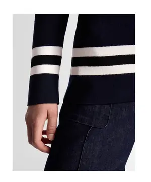 Fusalp Judith Ski Knit Turtleneck Jumper - Marin/neige