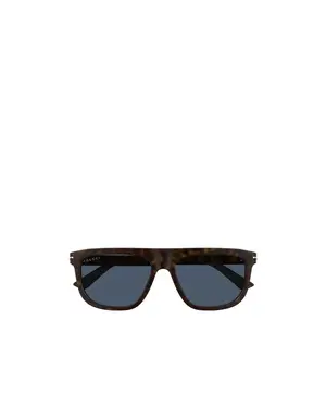 Gucci Geometric Frame Sunglasses - Havana