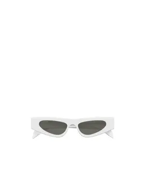 Gucci Cat Eye Frame Sunglasses - White