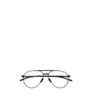 Gucci Pilot-frame Glasses - Shiny-black