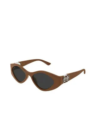 Gucci Geometric Frame Sunglasses
