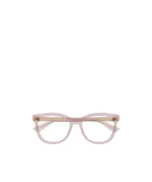 Gucci Oval Frame Eyeglasses - Pink