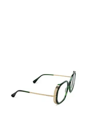 Max Mara Geometric Frame Eyeglasses
