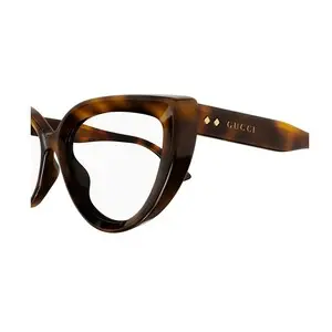 Gucci Cat Eye Glasses With Rivet Detail