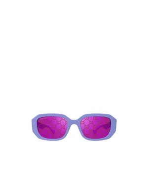 Gucci Rectangular Frame Sunglasses - Blue