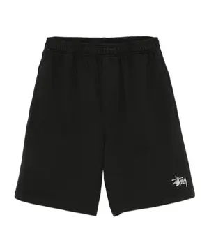 StÜssy Logo Embroidered Heavy Jersey Shorts