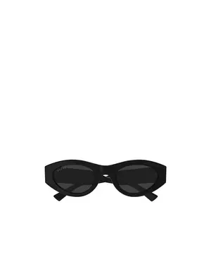 Gucci Oval Frame Sunglasses - Black