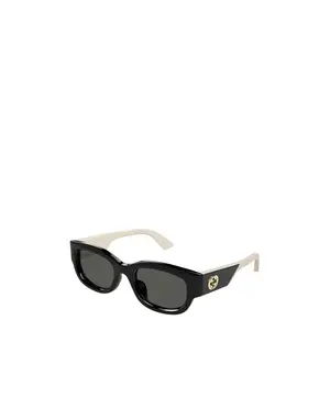 Gucci Oval Frame Sunglasses - Black