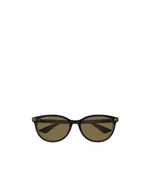 Gucci Oval Frame Sunglasses - Black