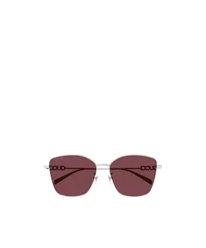 Gucci Butterfly Frame Sunglasses - Red