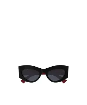 Gucci Cat Eye Logo Detail Sunglasses