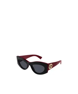 Gucci Cat Eye Logo Detail Sunglasses