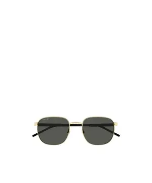 Gucci Square Frame Sunglasses With Logo Detail - Black