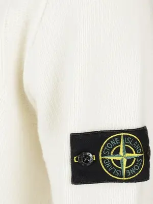 Stone Island Button-up Jumper - Ivory