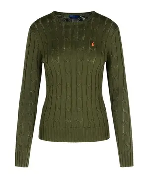 Polo Ralph Lauren Pony Embroidered Crewneck Jumper - Green