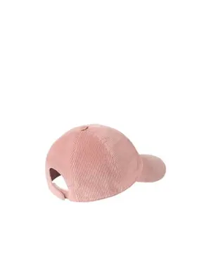 Gucci Corduroy Baseball Hat With Embossed Logo - Pink