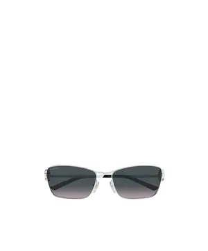 Gucci Rectangular Frame Sunglasses - Silver