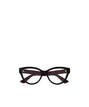 Gucci Cat Eye Frame Eyeglasses - Black