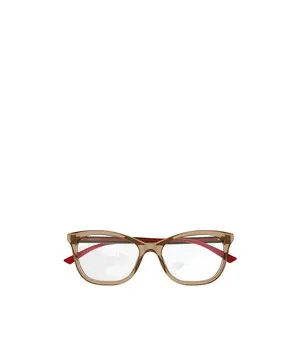 Gucci Rectangle Frame Eyeglasses - Brown