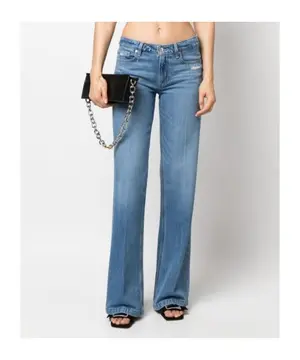 Paige Logo-patch Straight-leg Jeans