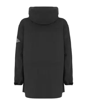 AND WANDER Hooded Zip-pocket Coat