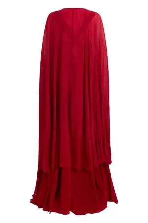 Philosophy Di Lorenzo Serafini Maxi Cape Dress