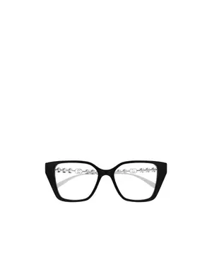 Gucci Cat Eye Frame Eyeglasses - Black Silver