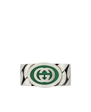 Gucci Logo Ring - White