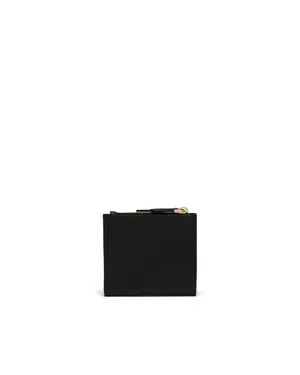 Prada Logo Plaque Zip-up Wallet