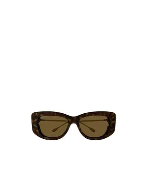 Gucci Specialized Fit Rectangular Frame Sunglasses - Multicolor