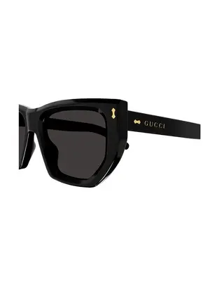 Gucci Geometric Frame Sunglasses