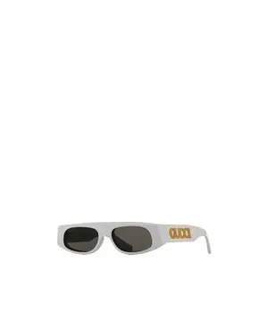 Gucci Rectangle Frame Sunglasses - White