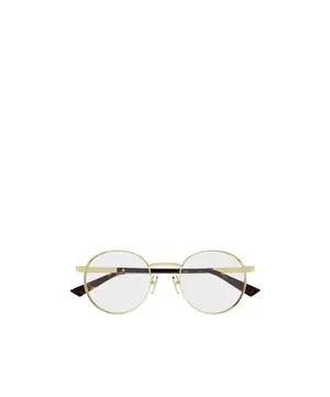 Gucci Round Frame Glasses - Gold