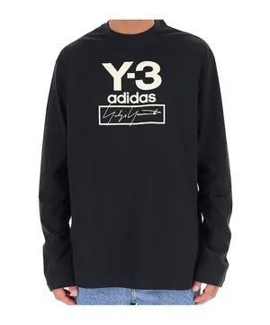 Y3 Logo Printed T-shirt