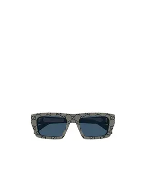 Gucci Rectangular Frame Sunglasses - Black