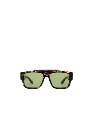 Gucci Rectangular Acetate Sunglasses - Green
